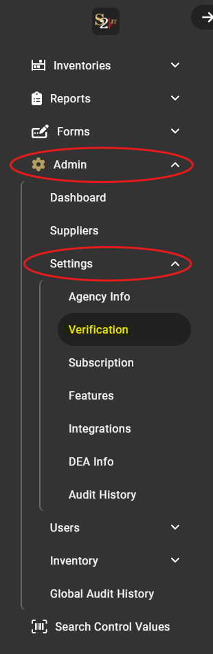 Verification Settings
